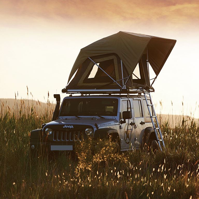 Tente de Toit pour Bivouac en Voiture | V8 Equipment